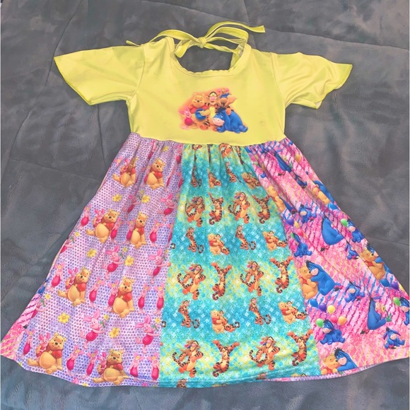 Disney | Dresses | Disneys Winnie The Pooh Swing Dress With Tie At The ...